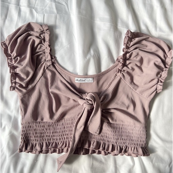 Tops | Dainty Crop Tee | Poshmark